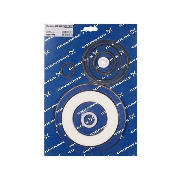Grundfos Pump Repair Parts Kit Maintcl2545fkmptfe120kgh Dosing Pumps 96688745 Zoro